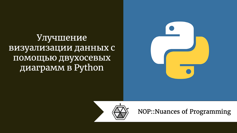 Улучшение визуализации данных с помощью двухосевых диаграмм в Python