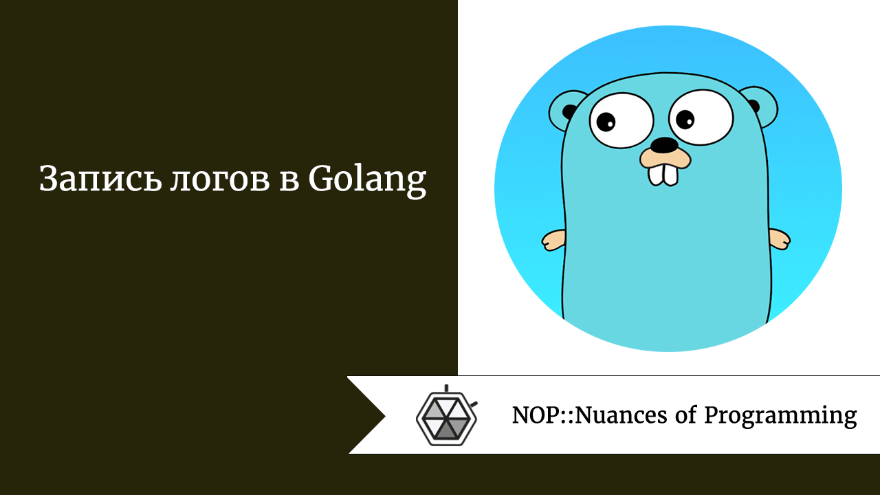 Запись логов в Golang